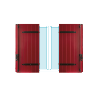 Volet battant sur mesure - Bois, aluminium ou PVC | TRYBA